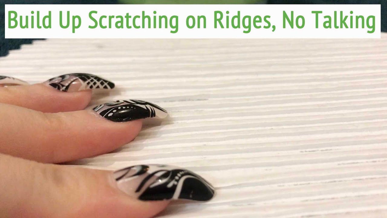 ASMR * Ridge Scratching * Fast Scratching & Tapping * Tracing * No ...