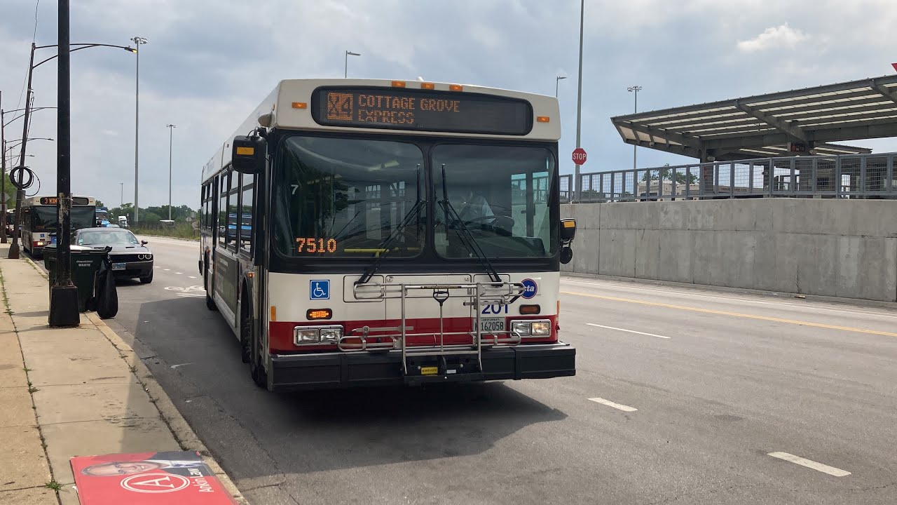 CTA Bus Ride X4 Cottage Grove Express To 63rd/Cottage/Grove CTA New ...