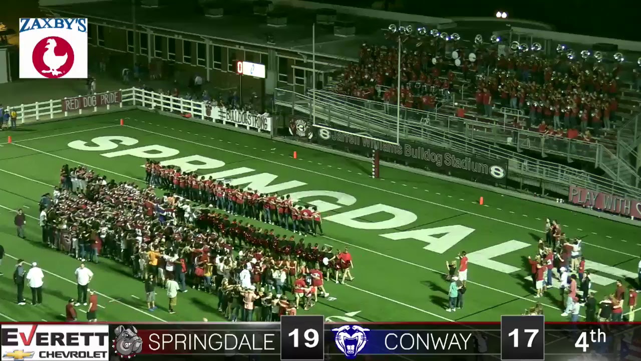 Springdale Bulldog Football | Conway vs SHS - YouTube