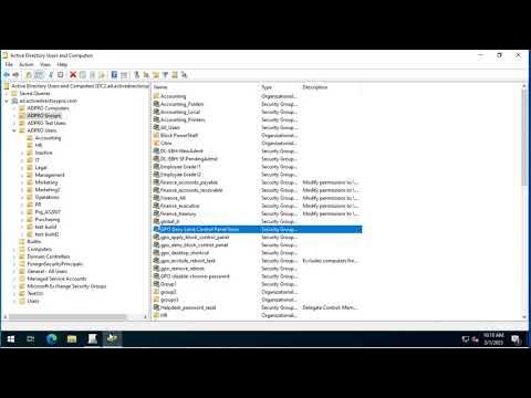How to exclude a specific user from group policy object (GPO) - YouTube