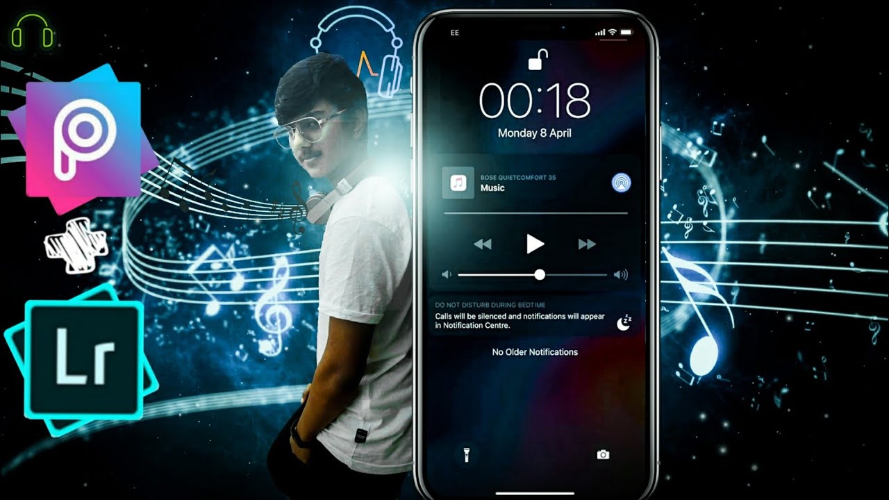 Music Effect Photo Edit Lightroom+PicsArt Shetty Editz - YouTube