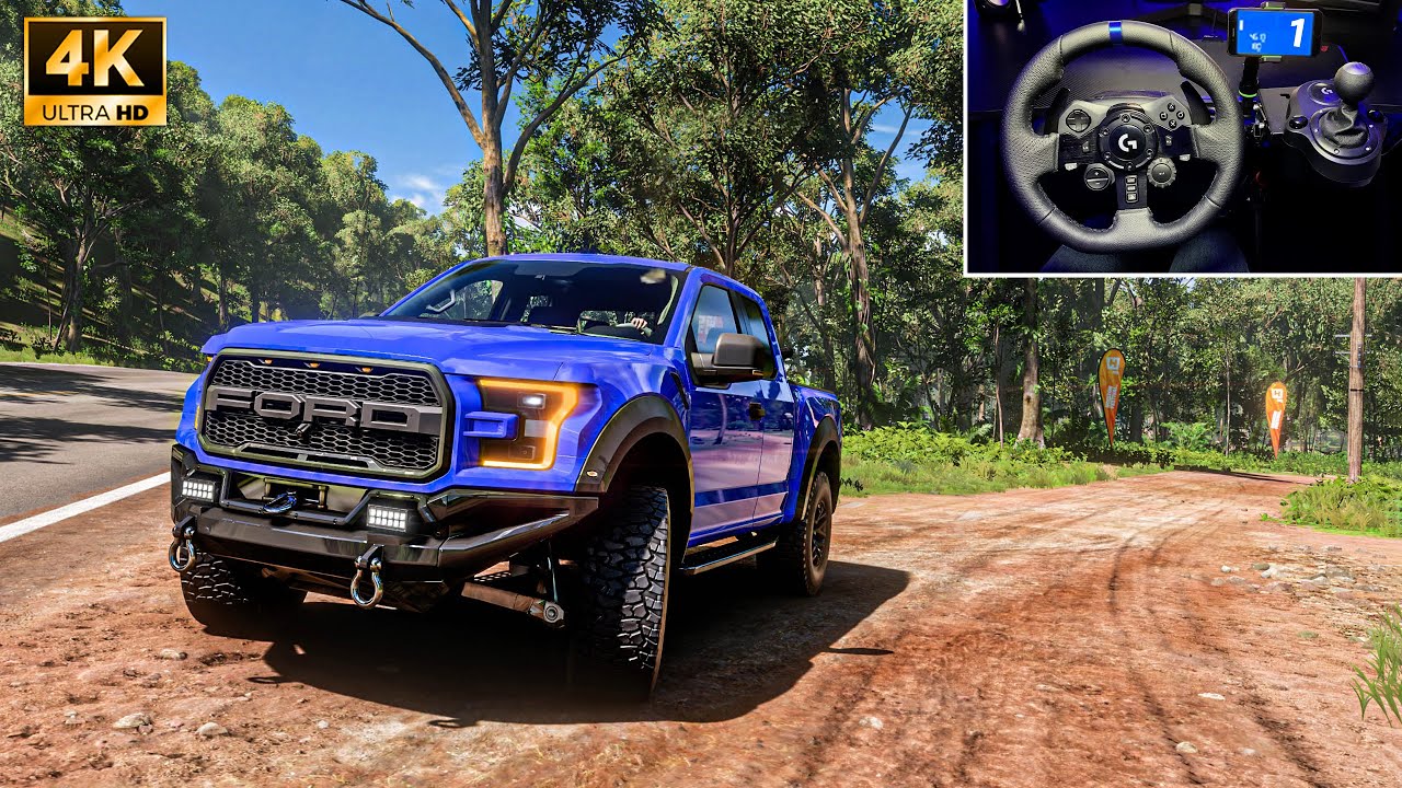 Ford F-150 Raptor off roading - Forza Horizon 5 (Steering Wheel ...