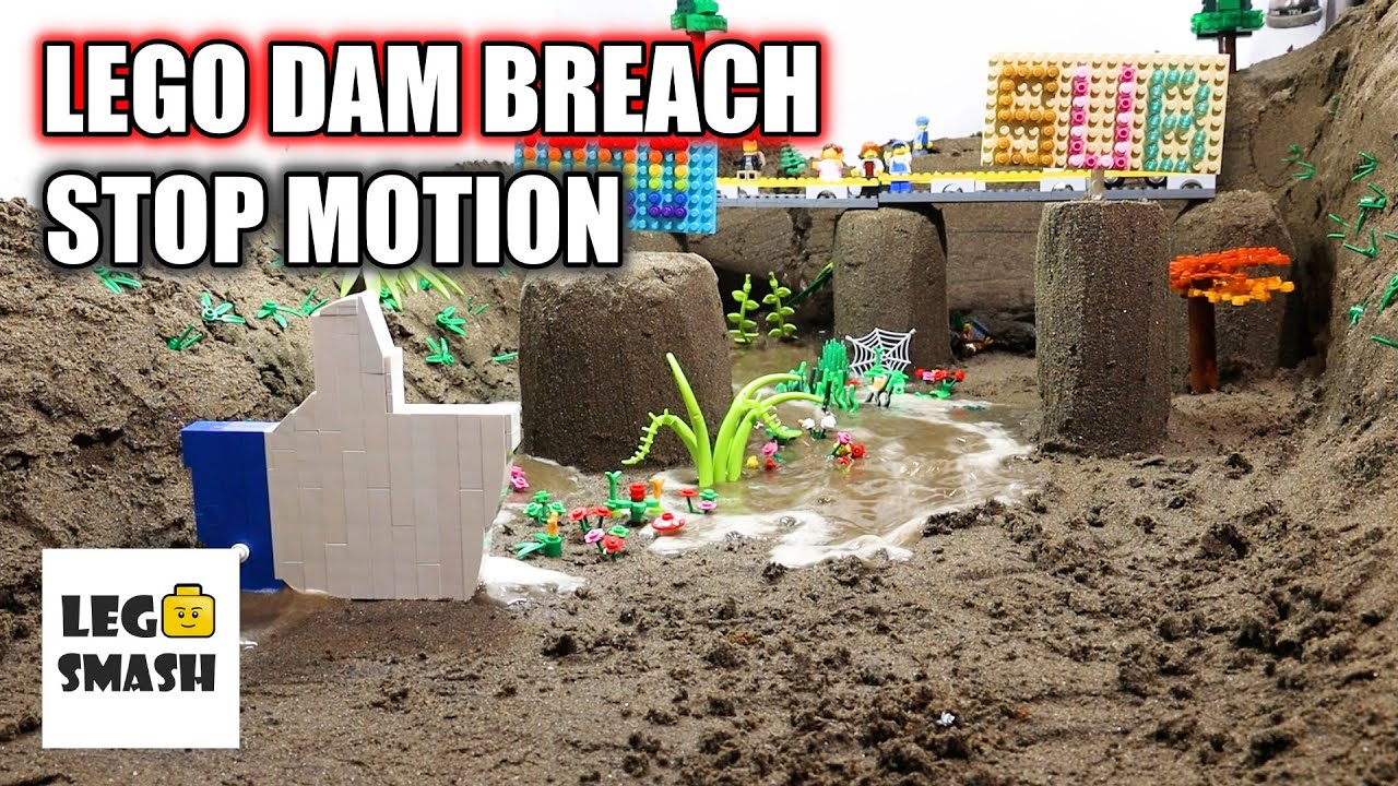 LEGO DAM BREACH | BRIDGE COLLAPSE - YouTube