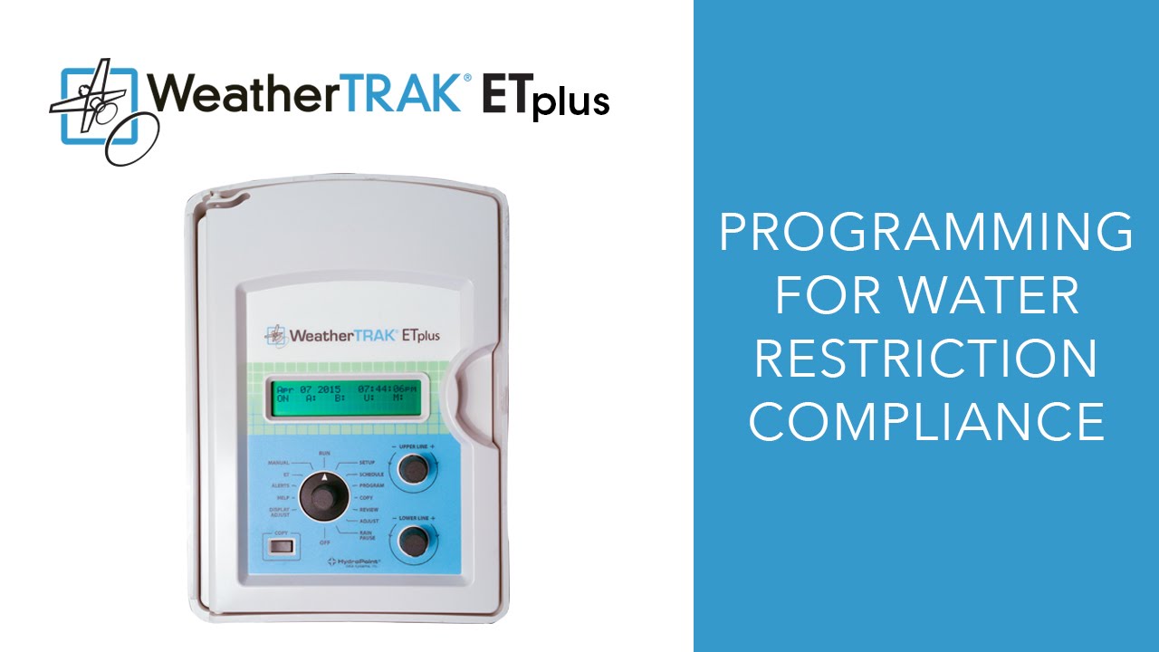 WeatherTRAK ETplus: Programming the “Water Day Mode" [Part3of3] - YouTube