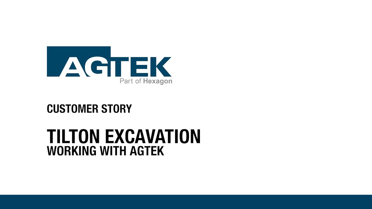 Tilton Excavation working with AGTEK - YouTube