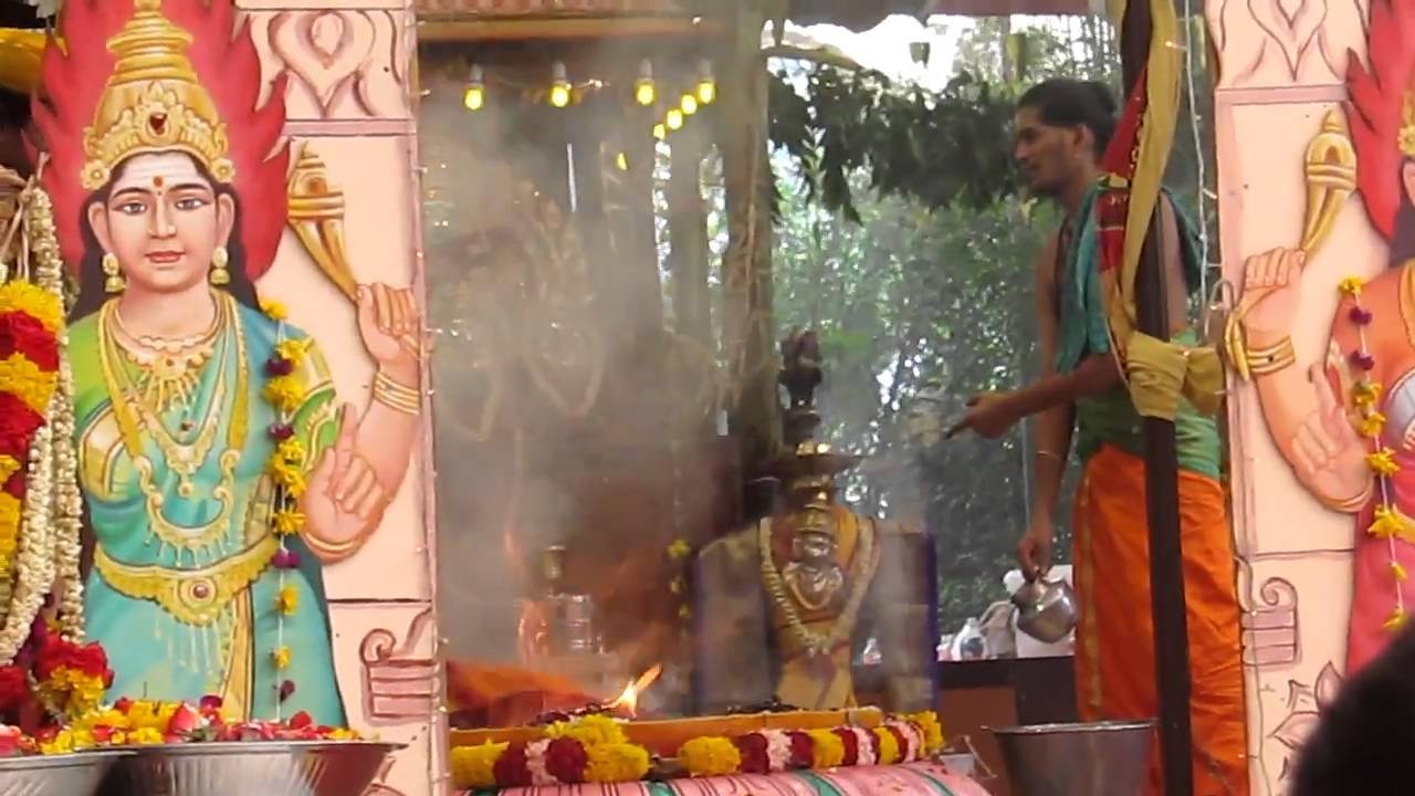 Sri Dharma Muneeswaran Temple Nava Chandi Homam - Part 2 - YouTube