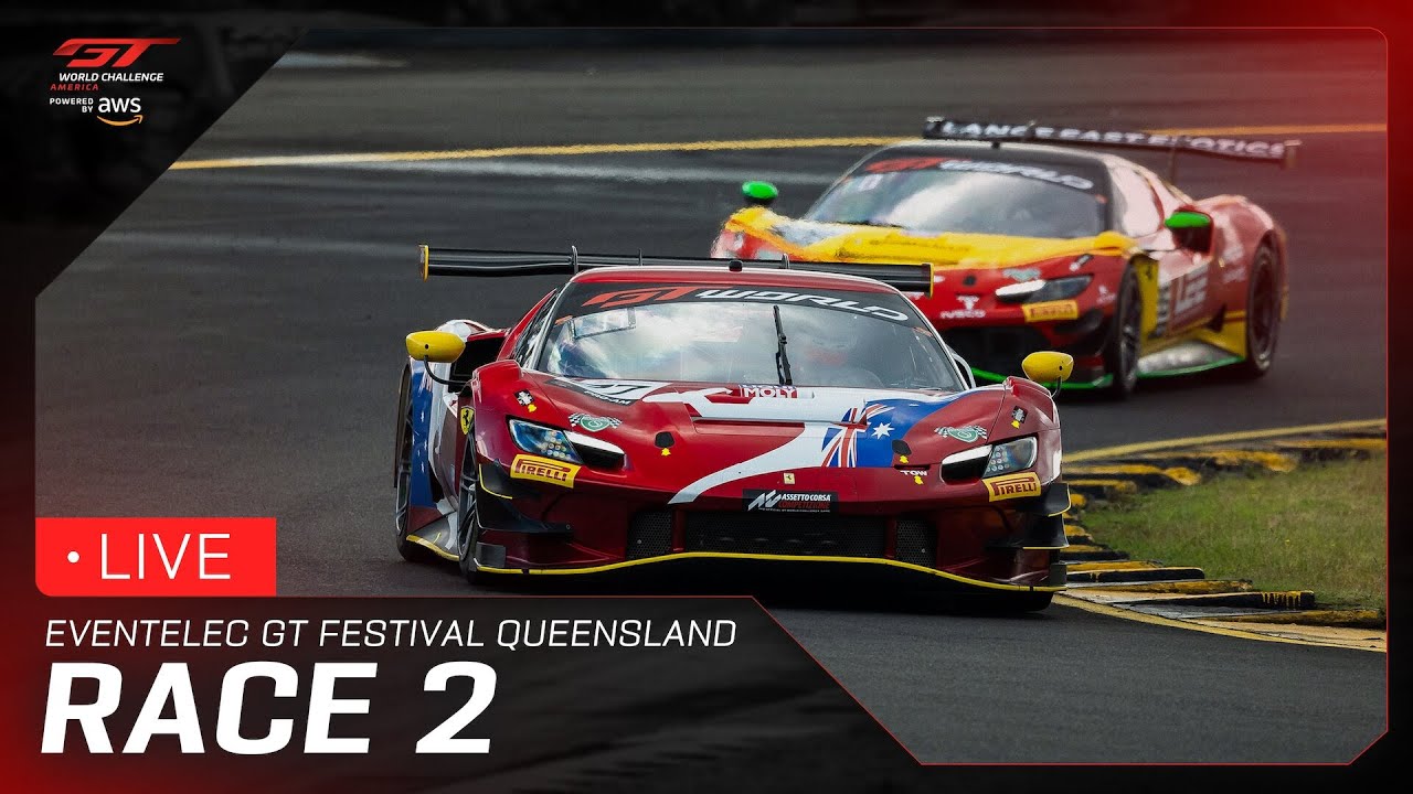 LIVE | Race 2 | EVENTelec GT Festival Queensland | 2025 GT World ...