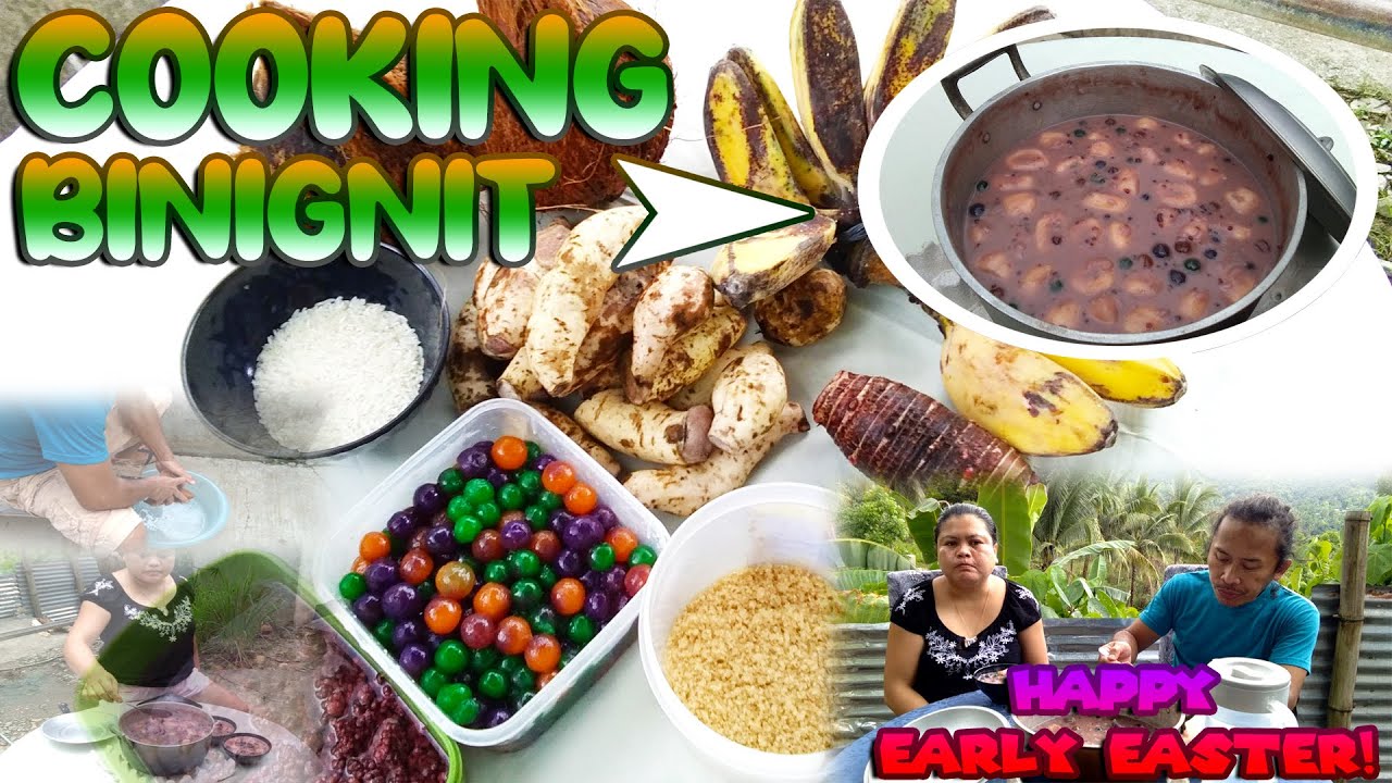 Easter Festivity Filipino Food: Binignit - YouTube