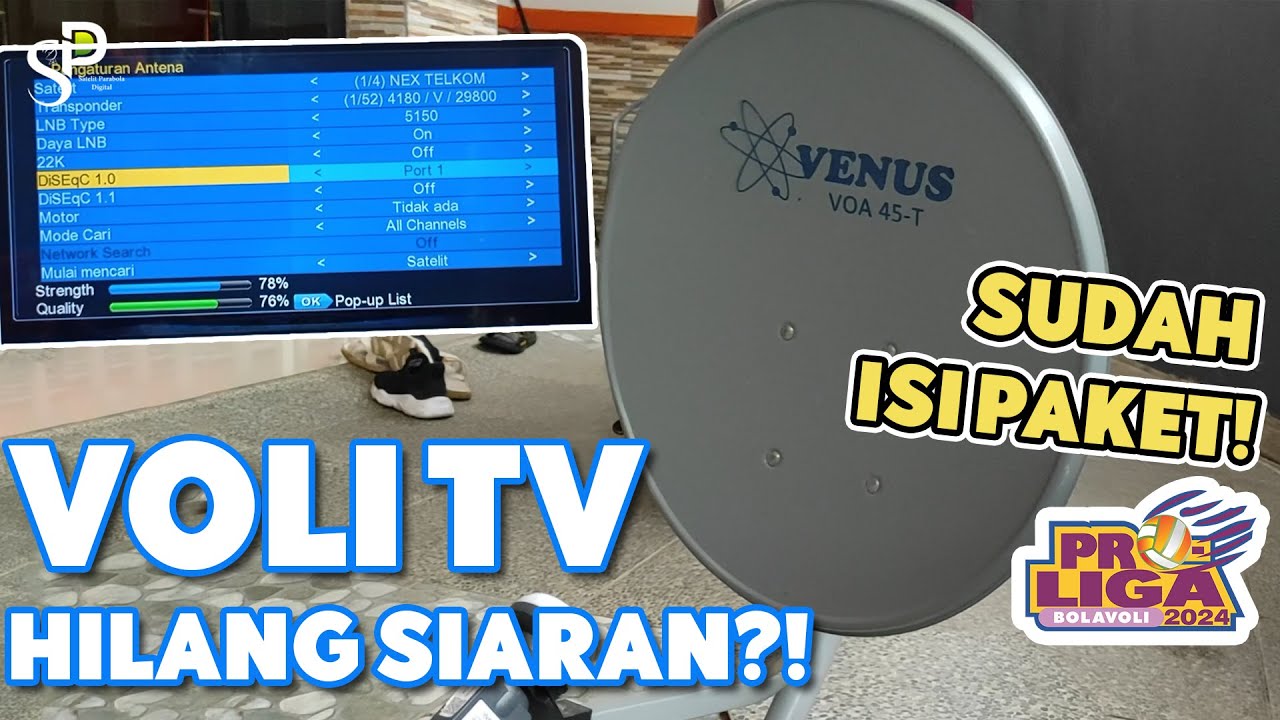 Cara Mencari Voli TV Yang Hilang Di Parabola C Band & Ku Band | Scan ...