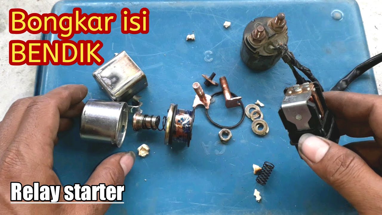 Cara bongkar bendik starter motor | dapatkah diperbaiki? - YouTube
