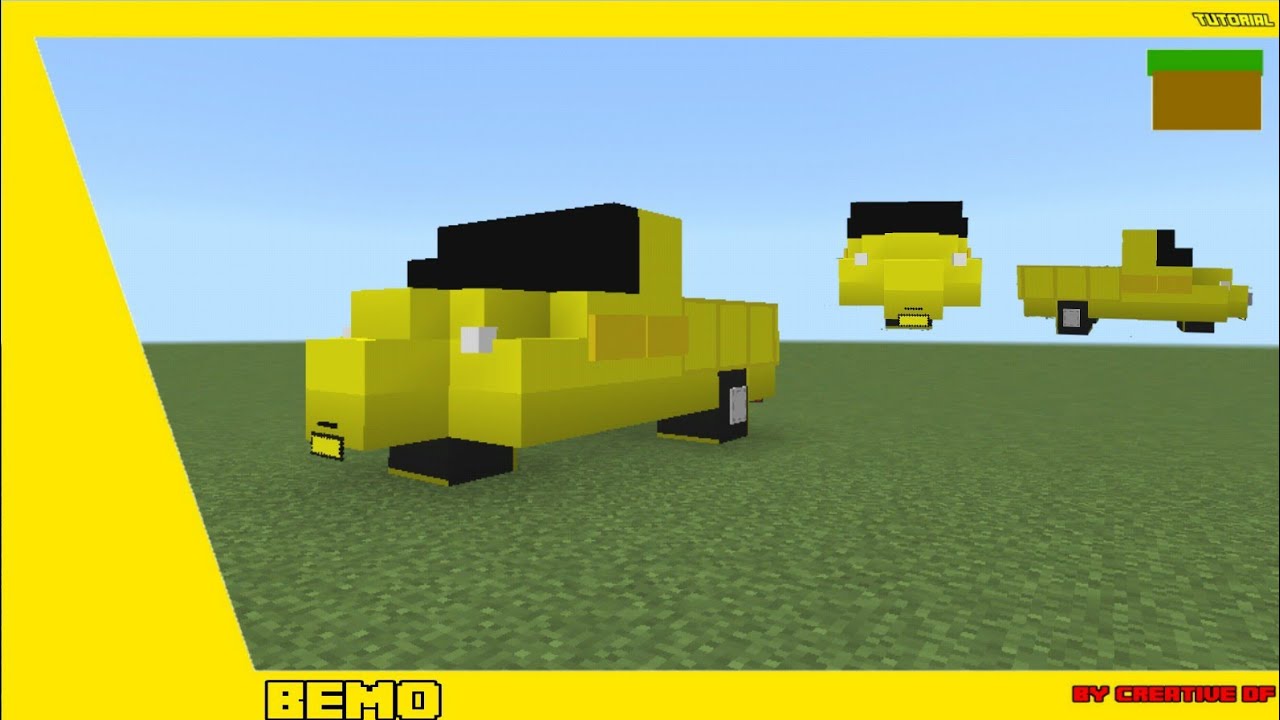 Minecraft: membuat sebuah bemo di dunia minecraft - YouTube