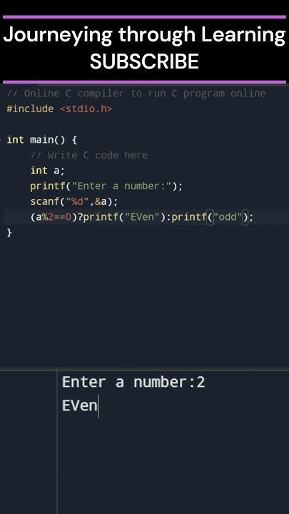 Master The Ternary Operator In C Simplify Your Code Youtube