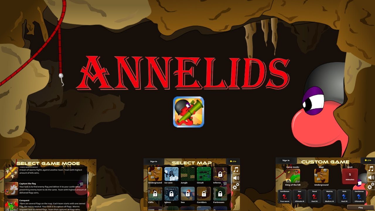 Annelids Multi player game - YouTube