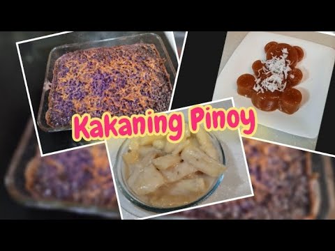 Kakaning Pinoy Ideas.. (Ube Cassava Cake, kutsinta, ginataang balinghoy ...