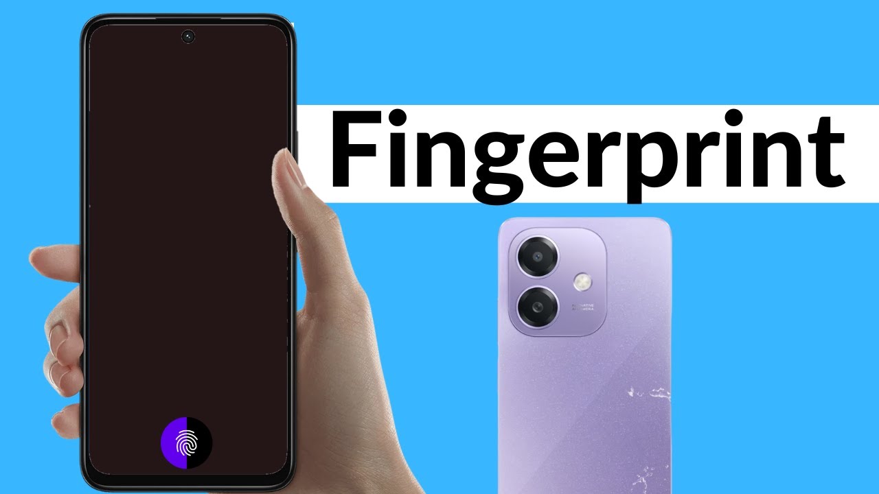 Oppo a3x 5g fingerprint sensor Setting | Oppo a3x fingerprint lock ...