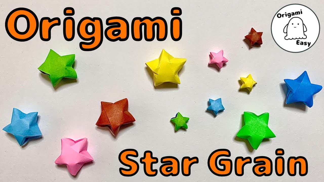 Origami Easy [Star Grain] How to make a star - YouTube