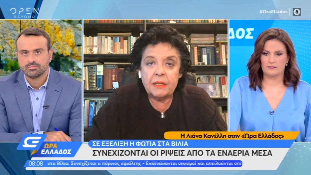 ΛΙΑΝΑ ΚΑΝΕΛΛΗ: «Πρόληψη είναι το μυστικό για τις πυρκαγιές» - YouTube
