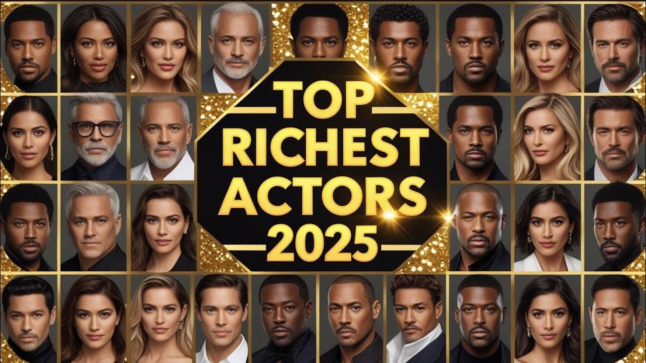 Top RICHEST ACTORS 2025 - YouTube
