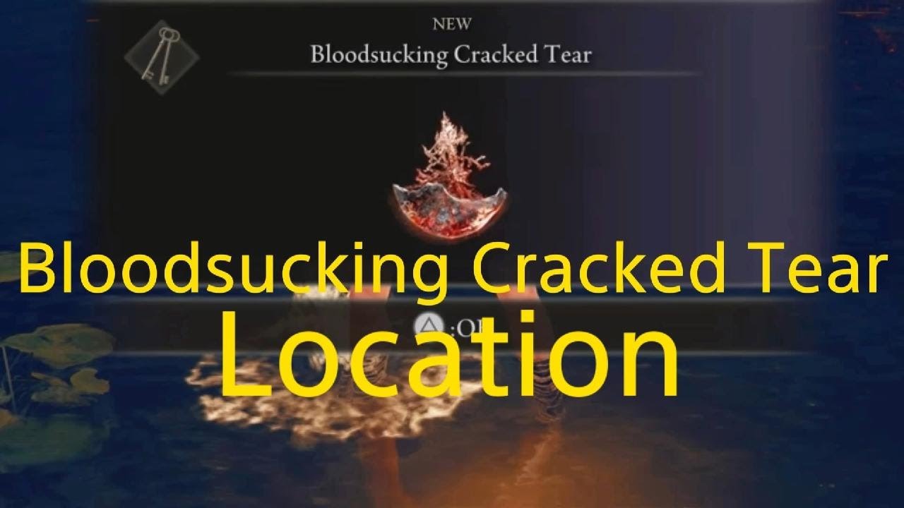 Elden Ring dlc - Bloodsucking Cracked Tear location - YouTube