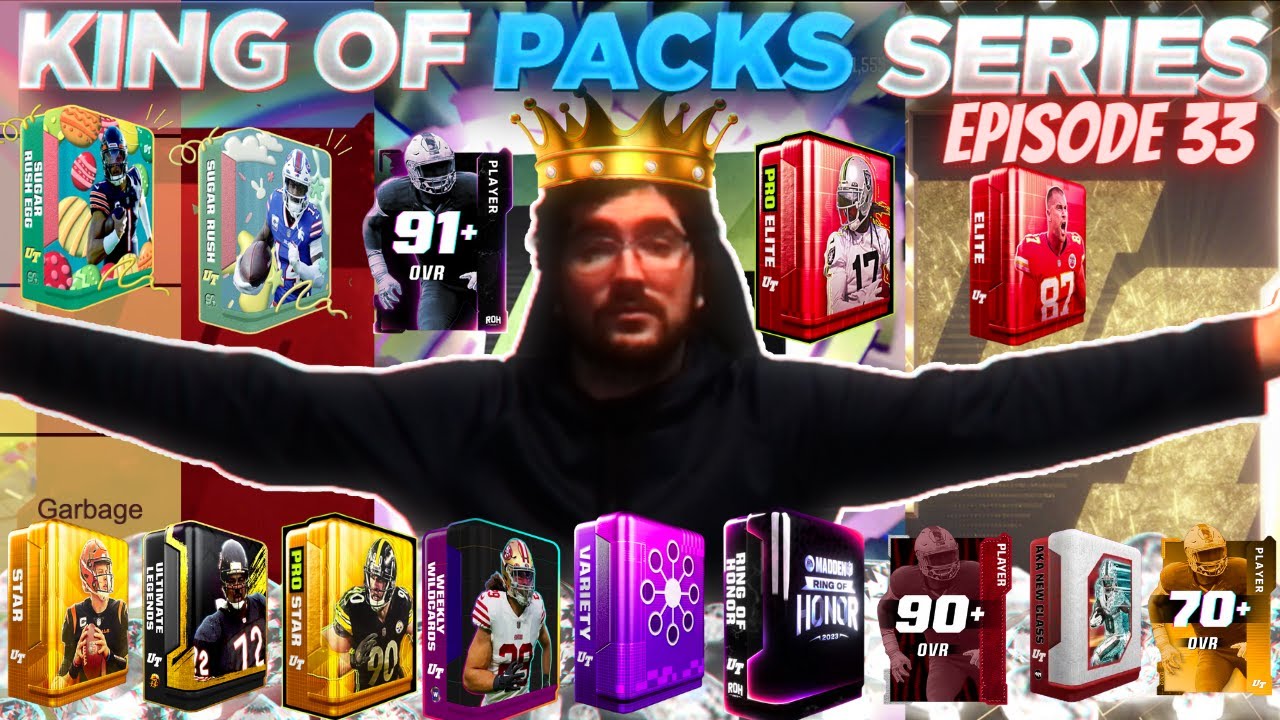 KING OF THE PACKS EP. 33! CRAZY PACK PULLS IN MADDEN 23 + PACK TIER ...