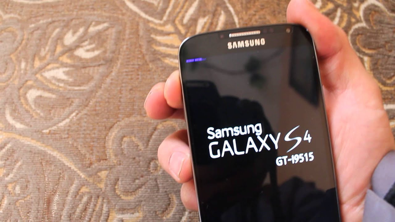 How to enter on recovery menu on Samsung Galaxy S4 Black edition - YouTube