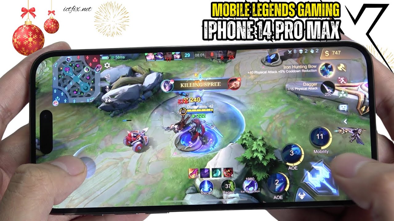 iPhone 14 Pro Max Mobile Legends Gaming test Update 2024 Mlbb | Apple ...