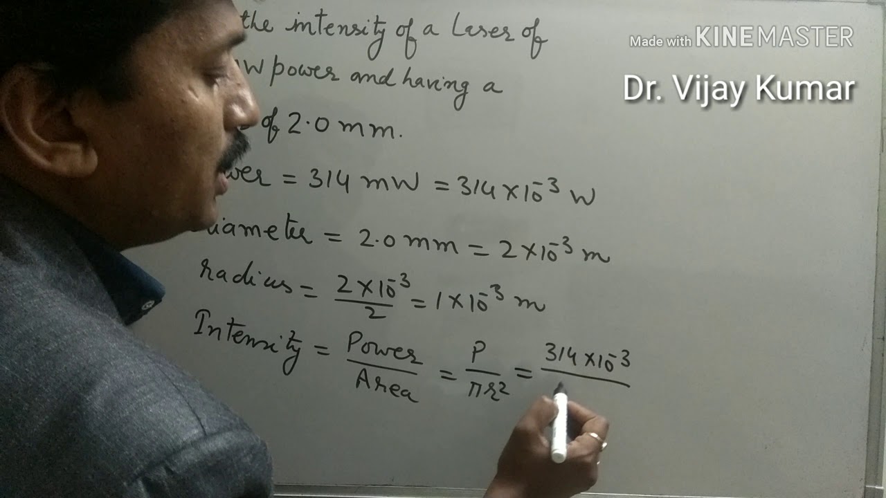 First Numerical problem of laser - YouTube