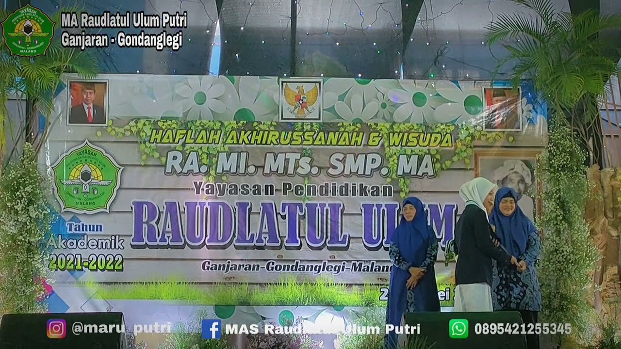 Prosesi Wisuda MA Raudlatul Ulum Putri 2021-2022 - YouTube