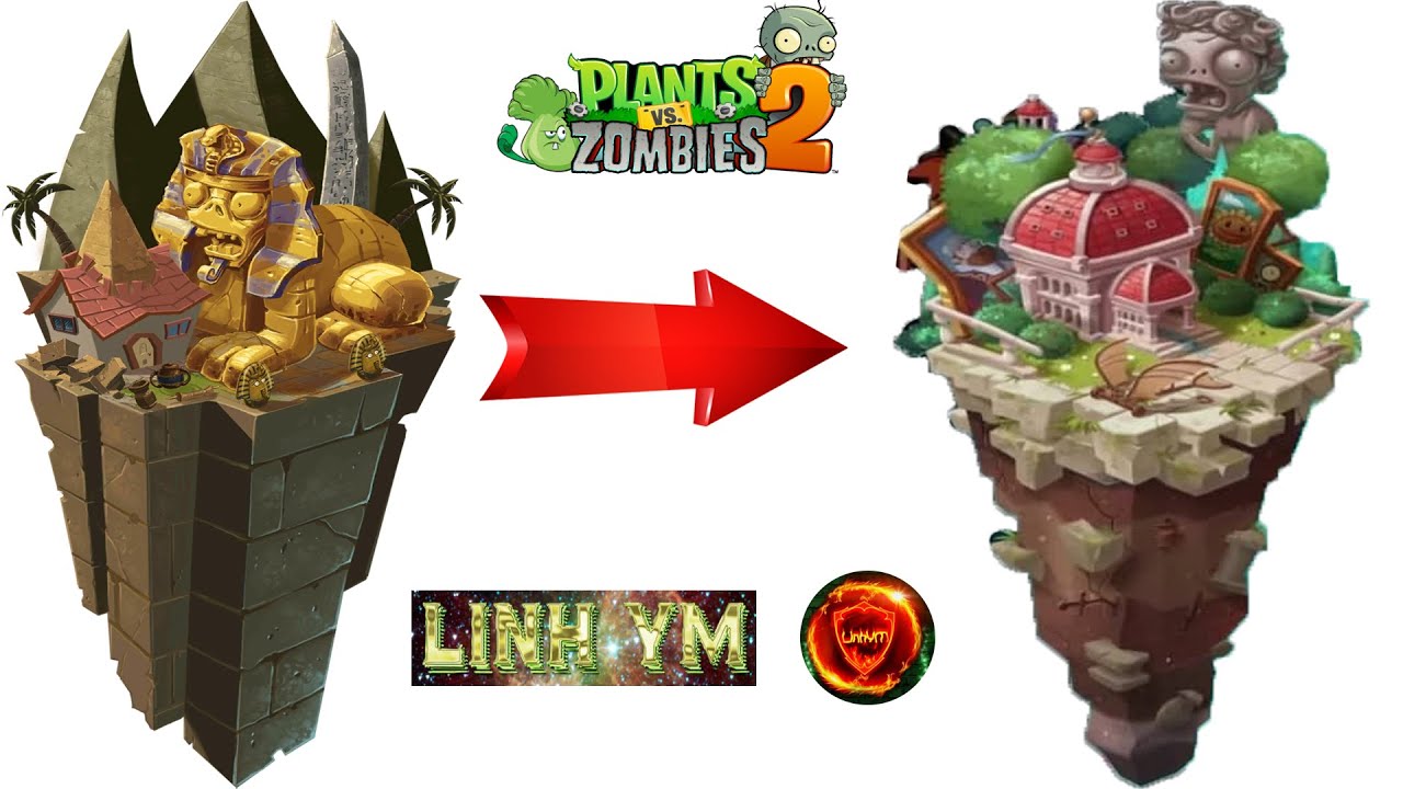 Plants vs Zombies 2 Mod | World Map - Renaissance Age Version 7.6.1 ...
