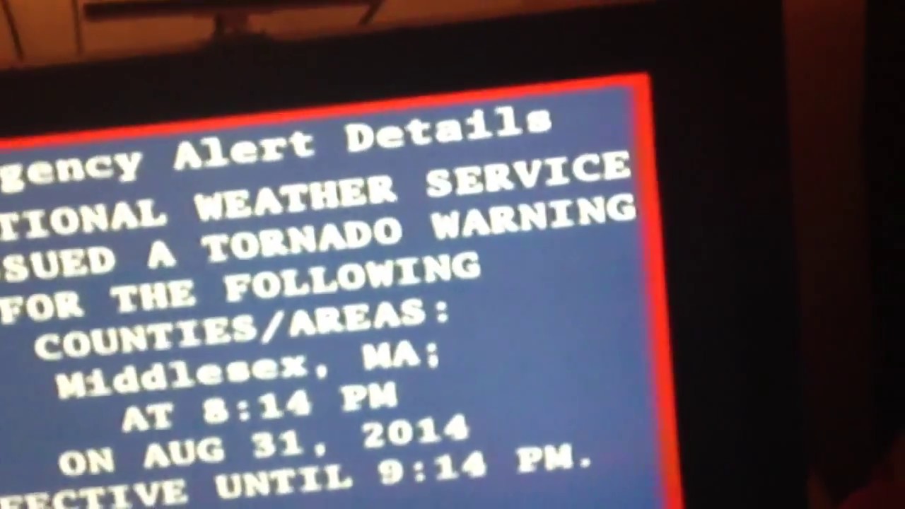 Tornado Warning - EAS #35 (Unexpected TV alert) - YouTube