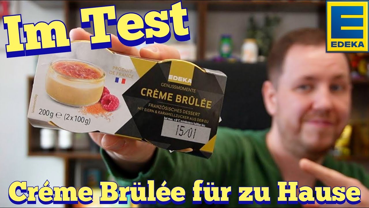 Edeka: Creme Brülee im Test - YouTube
