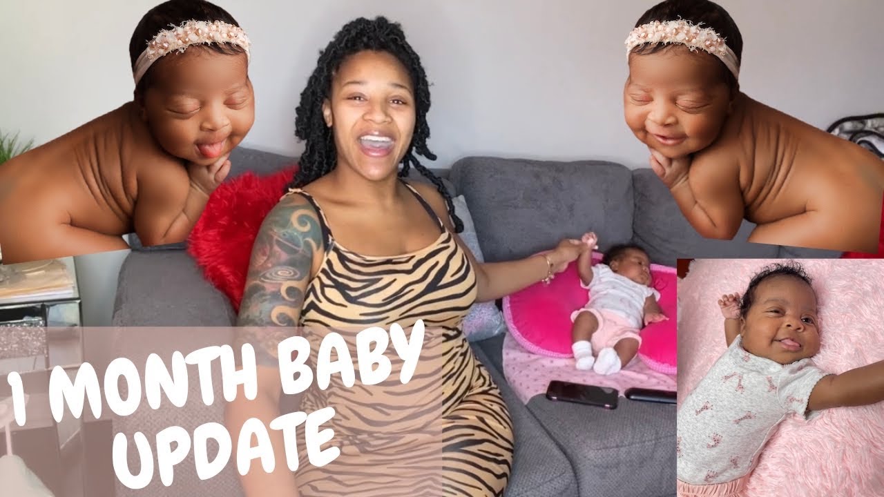 1 MONTH BABY UPDATE | WHAT TO EXPECT WITH A NEWBORN👩🏽‍🍼 - YouTube