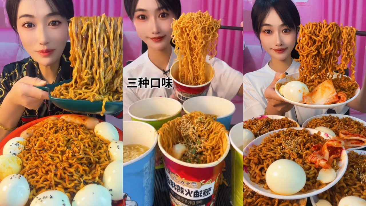ASMR #76 CHINESE MUKBANGER EATING SHOW소리좋은 여러가지 음식 먹방 모음이 팅쇼 리얼 사운드 กิน ...
