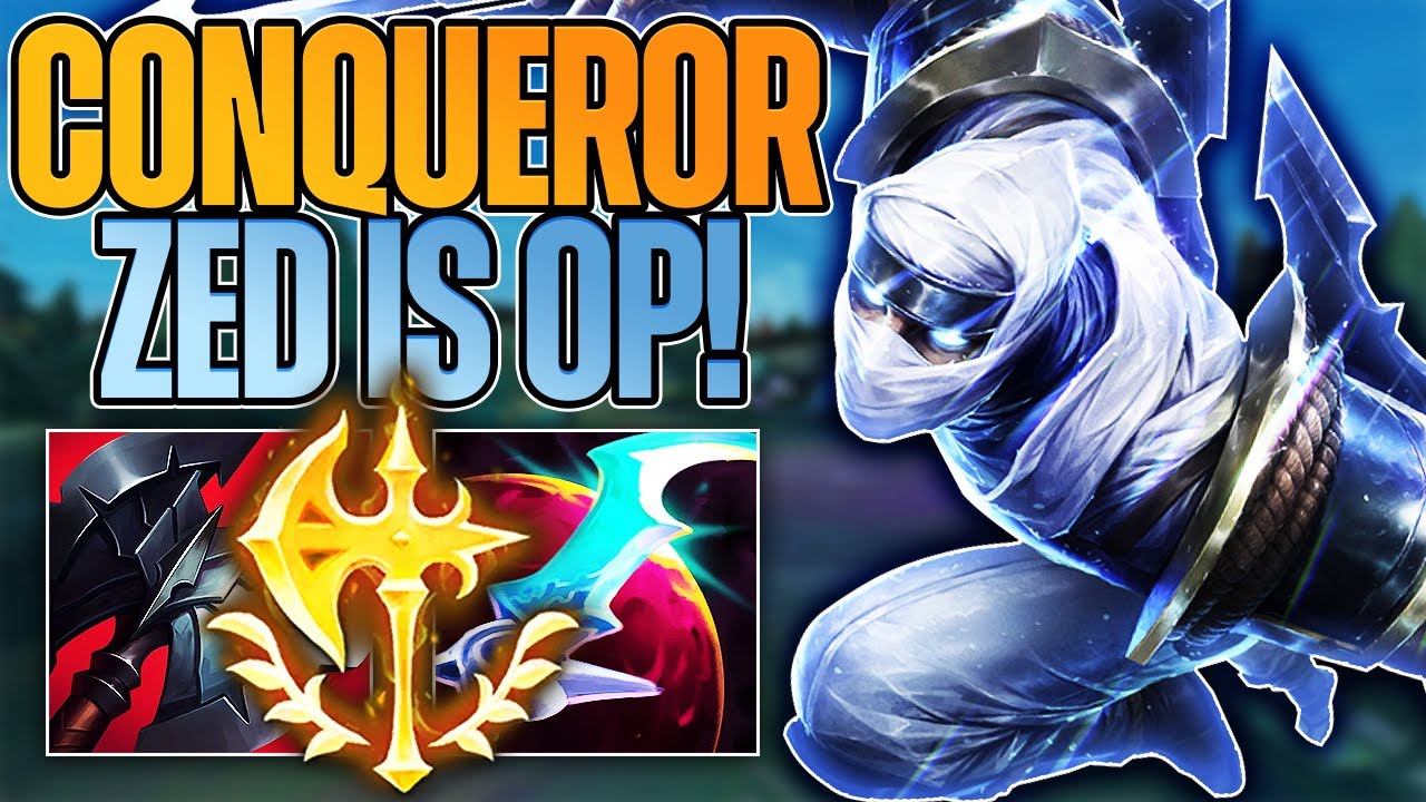 Zed With Conqueror Is Actually INSANE! (Complete Armour Shred ...