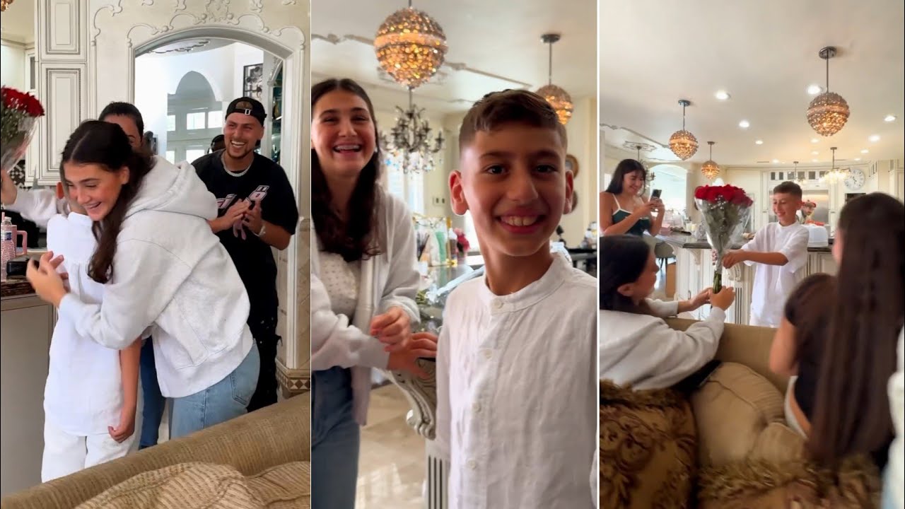 Keemokazi sister Sima Hesri Boyfriend giving flowers to sima as front ...