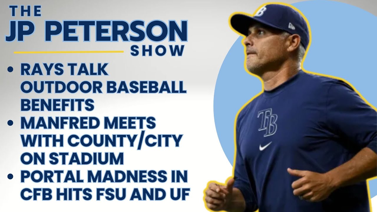 Rays Talk Outdoor Baseball Benefits | Manfred Meets with County/City on ...