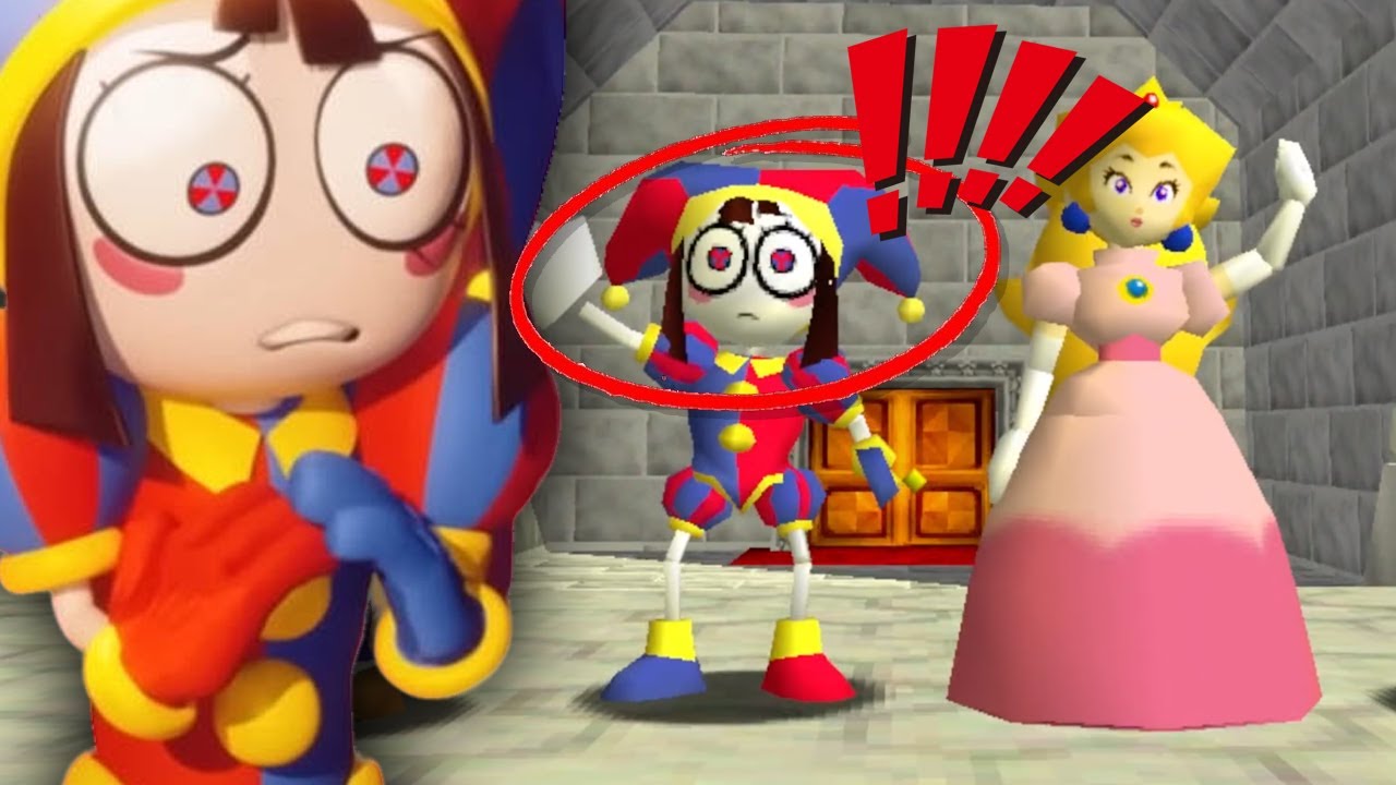 Pomni in Super Mario 64 - YouTube