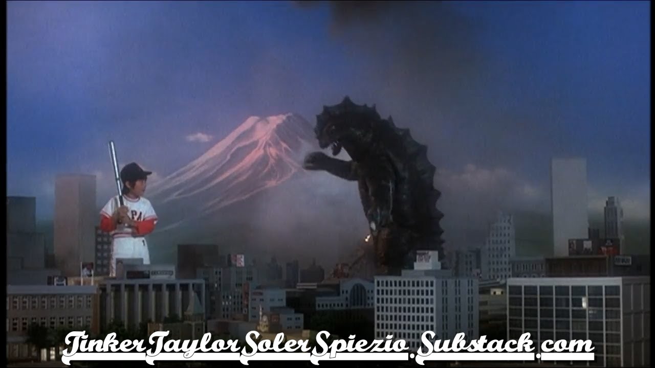Baseball Godzilla commercial - YouTube