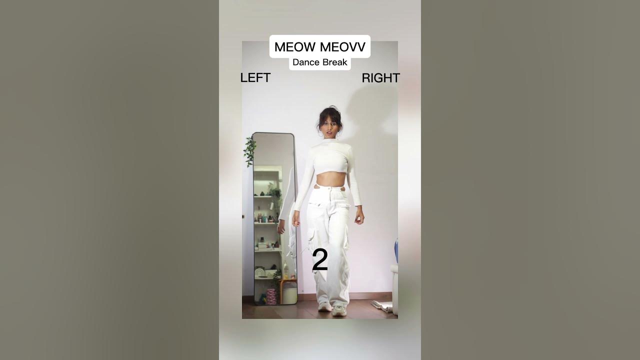 MEOW - MEOVV Dance Break Mirrored Tutorial - YouTube