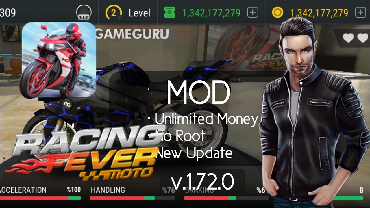Racing Fever: Moto (v1.72.0) mod apk|New 2021|MOD, Unlimited Money|M4 ...