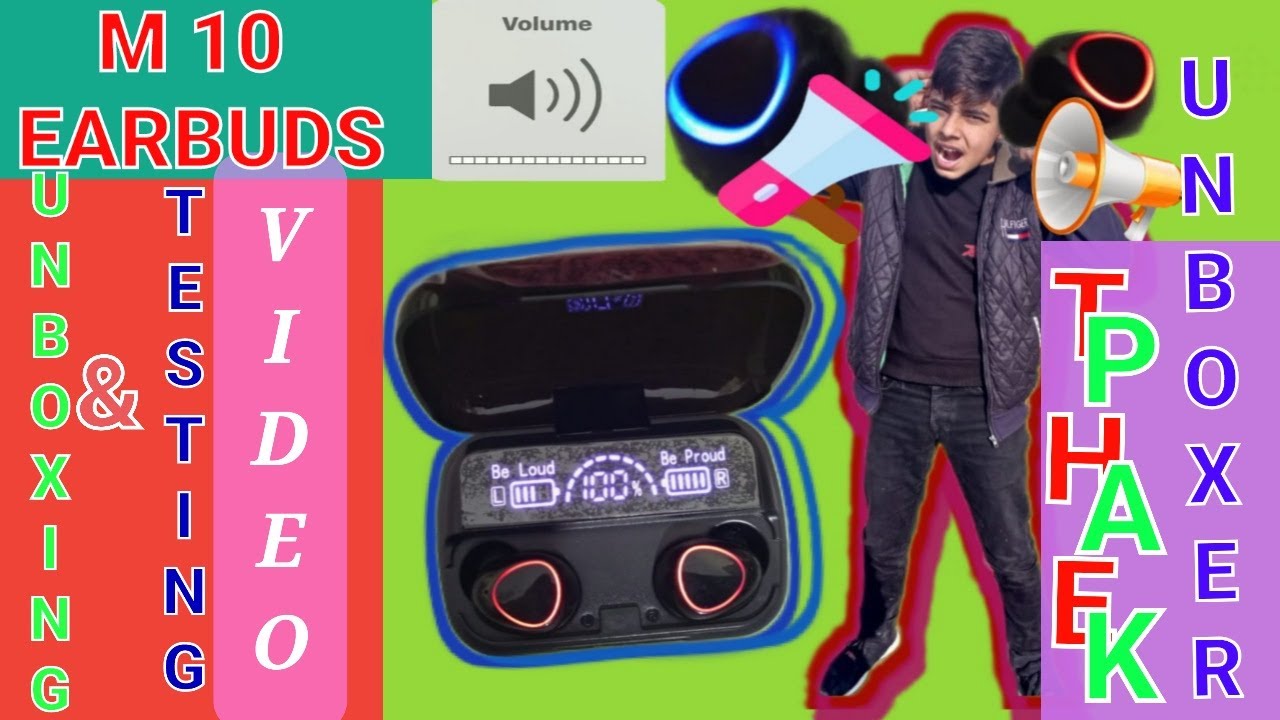 "Online Buying | M-10 Ear-Buds |" UNBOXING WITH TESTING | Full HD ...