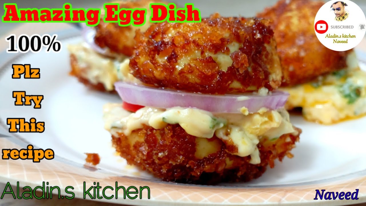 Amazing Egg Dish by Aladin.s kitchen with Naveed / PlZ try this recipe ...