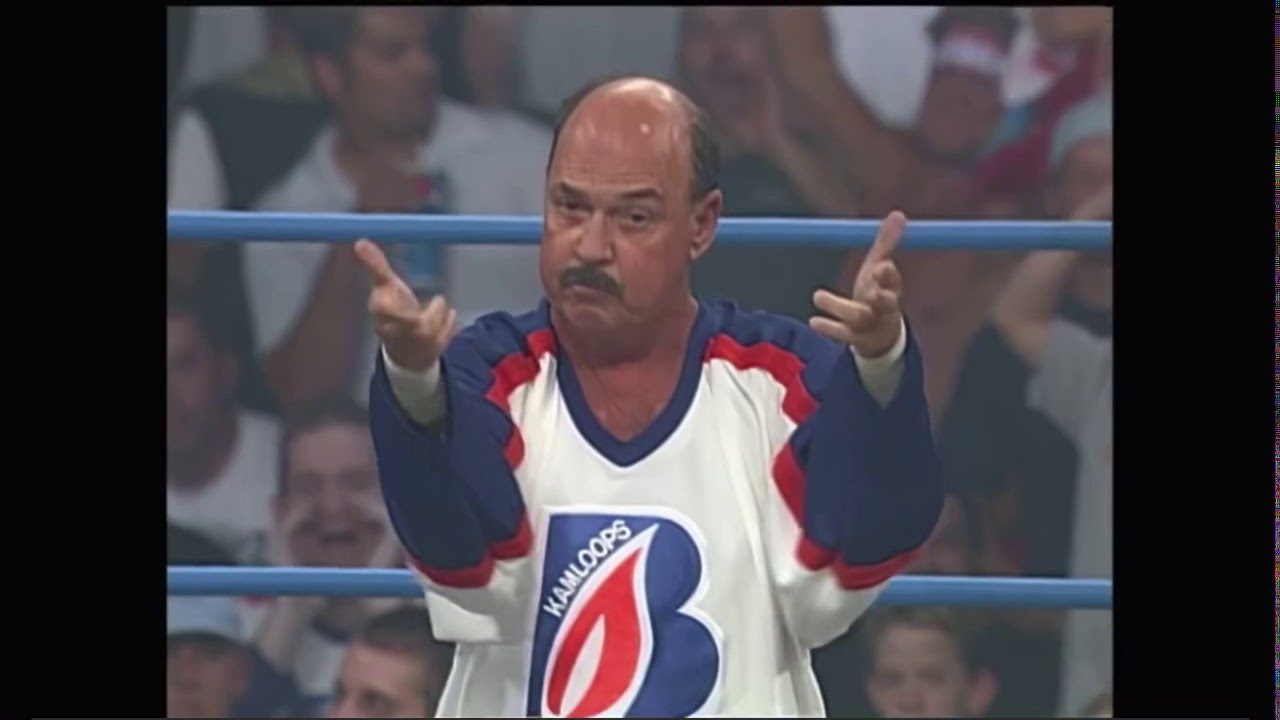 WCW Mean Gene Okerlund vs Mark Madden - YouTube