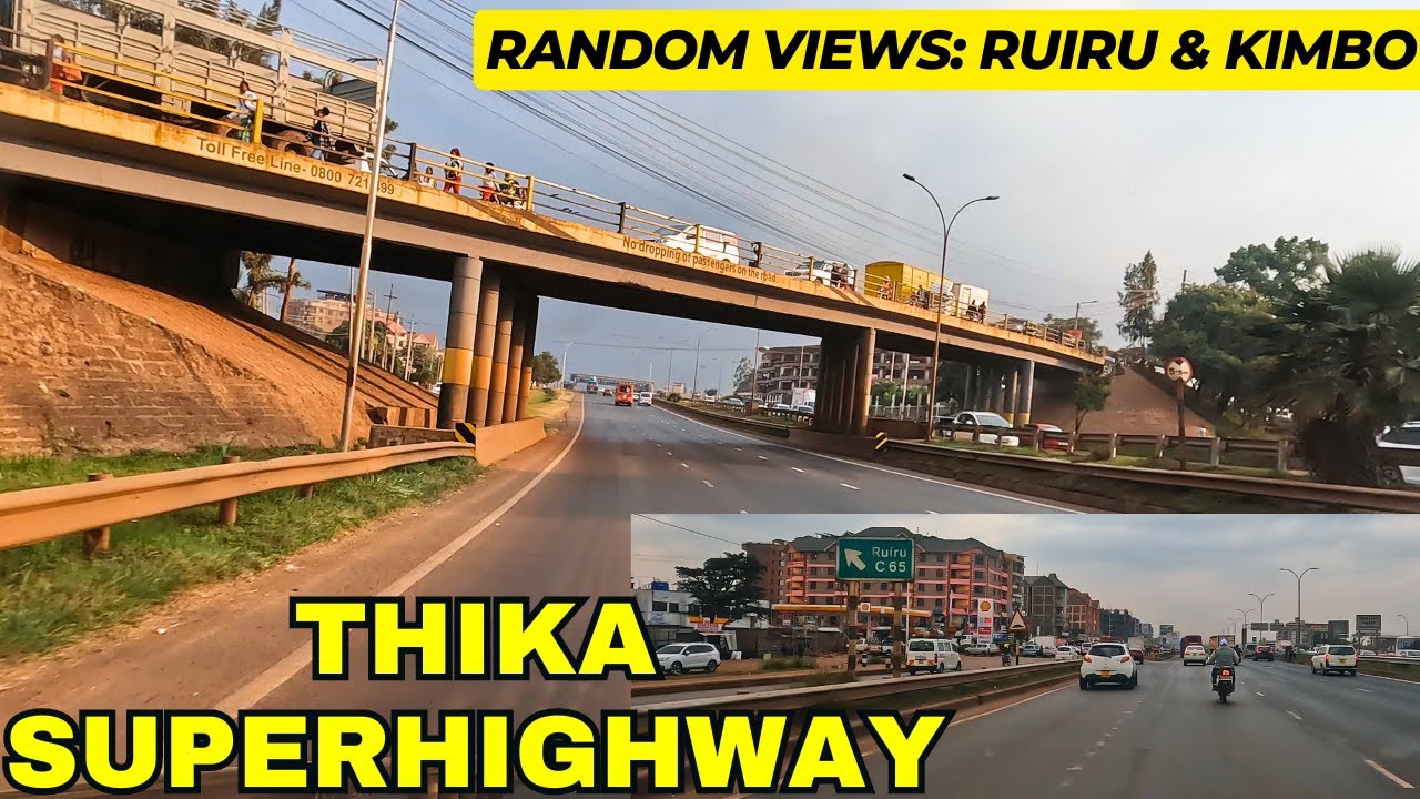 Random Drive along Widest Thika Superhighway | Kimbo | Ruiru - YouTube