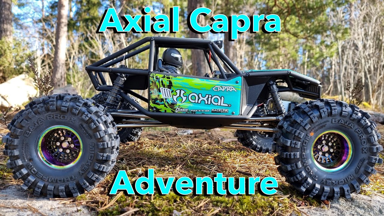 Axial Capra 1/10 into the wilds - New wheels and tires - YouTube