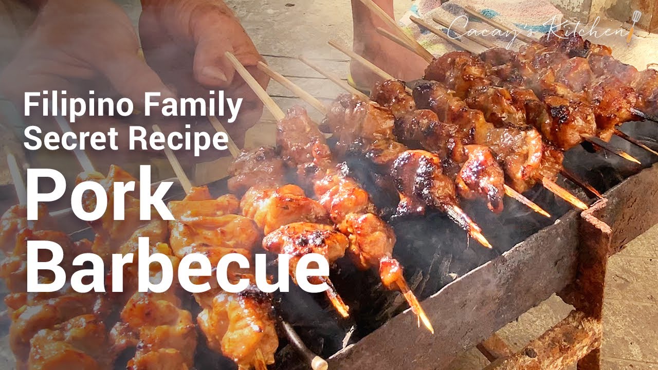Pinoy Pork Barbecue - Inihaw - Filipino Secret Recipe - YouTube