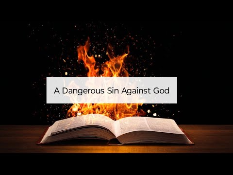 A Dangerous Sin Against God🤔 - YouTube