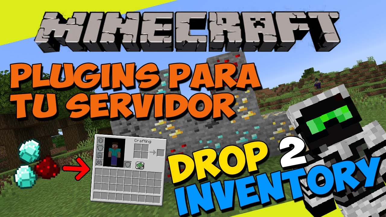 PLUGINS para tu SERVIDOR de Minecraft - DROP2INVENTORY (Dropeos al Inventario!) - YouTube