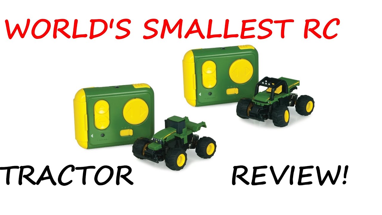 Worlds Smallest Rc Tractor Review - YouTube