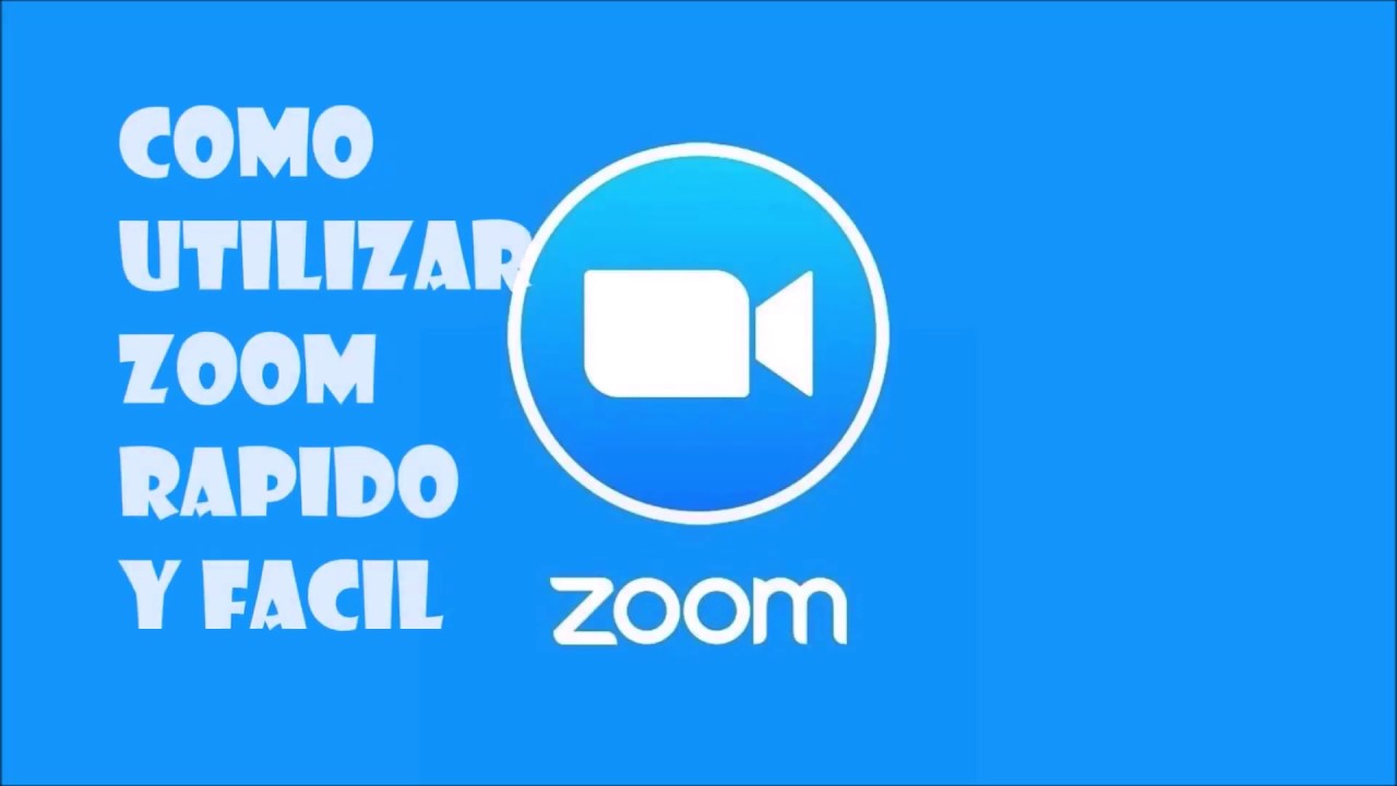como usar zoom rápido y fácil - YouTube
